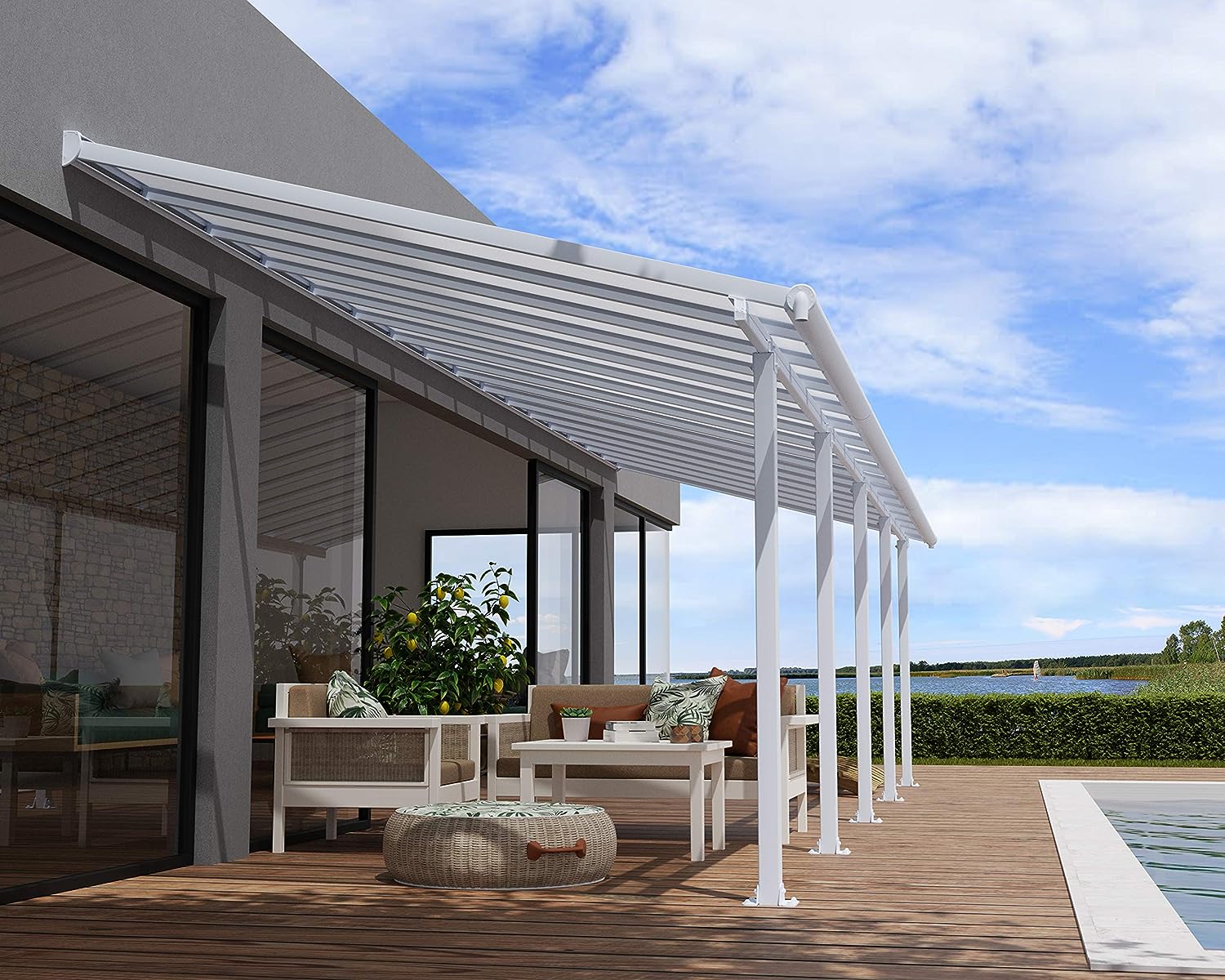 Pérgolas con Cobertura de Policarbonato - PERGOLAS BLOG